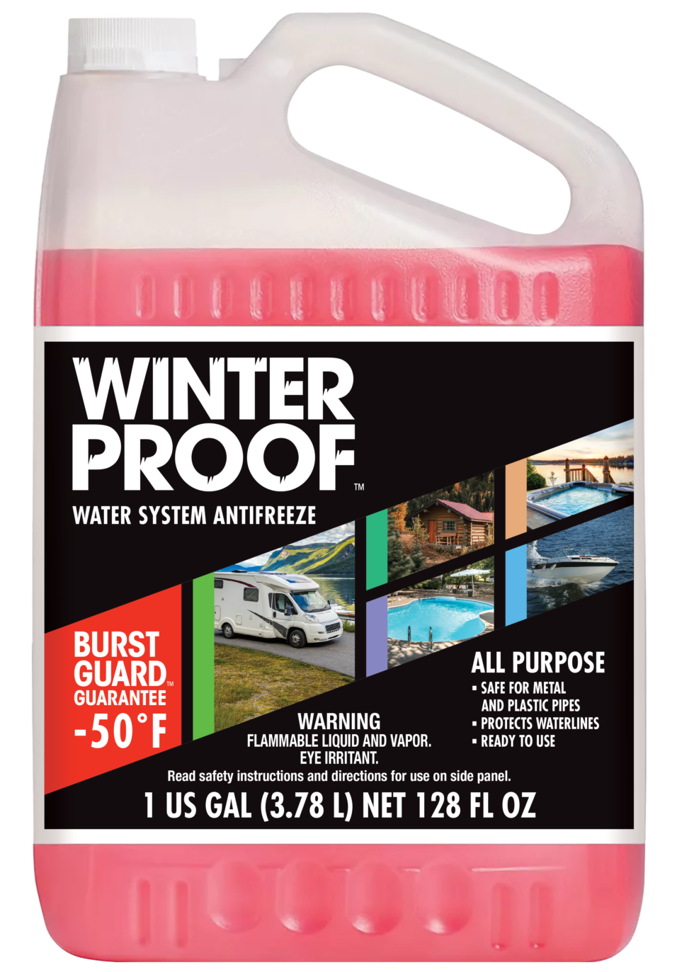 WINTERPROOF™ Water System Antifreeze with BURST GUARD™ Guarantee -50˚C C