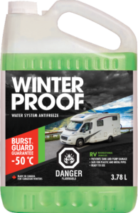 WINTERPROOF™ Water System Antifreeze with BURST GUARD™ Guarantee -50˚C C